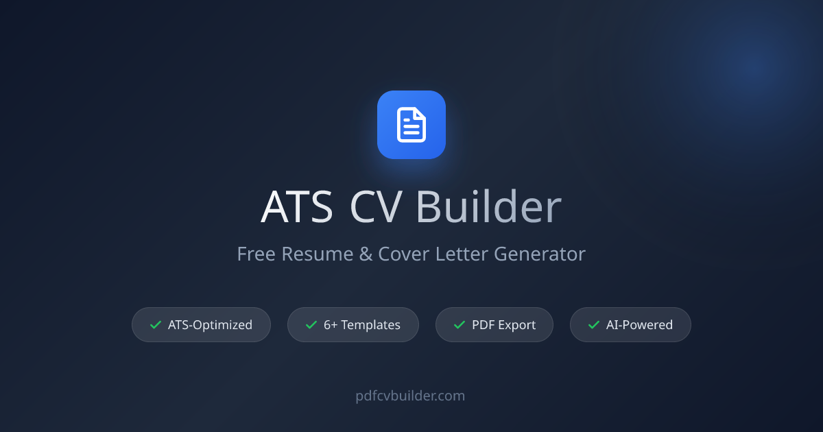 Professional Resignation Letter Builder | ATS CV Builder